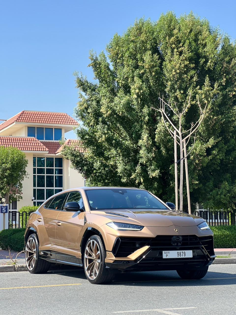 Rent Lamborghini Urus S Golden in Dubai - Rotana Star
